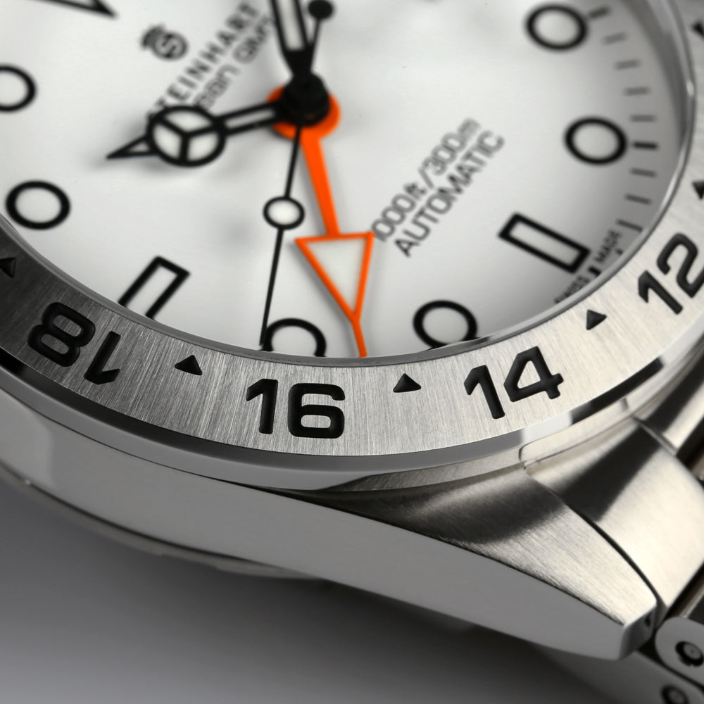 Ocean 39 vintage GMT WHITE – www.olko-watches.com